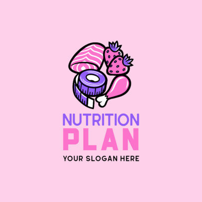 Placeit - Online Logo Creator for a Custom Nutrition Plans Brand