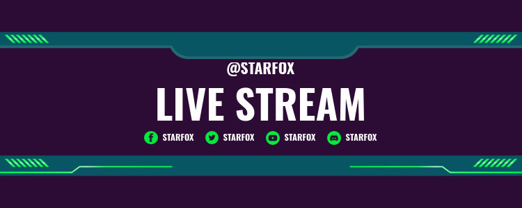 Placeit - Cool Twitch Banner Creator for a Sports Fanatic Gamer