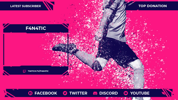 Placeit - Soccer-Themed Twitch Overlay Design Generator with Realistic ...