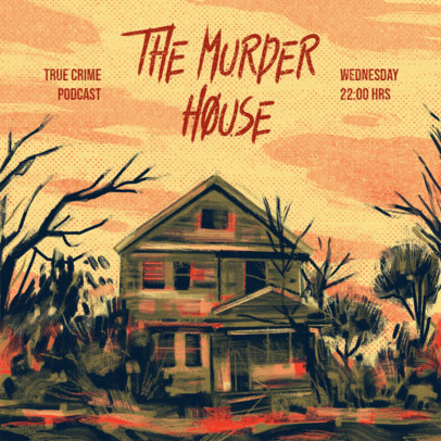 Placeit - Podcast Cover Design Maker for True Crime Stories
