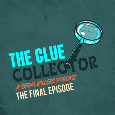 Placeit - Podcast Cover Template for a True Crime-Themed Episode