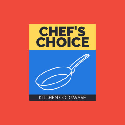 Placeit - Colorful Logo Maker for a Kitchen Cookware Seller