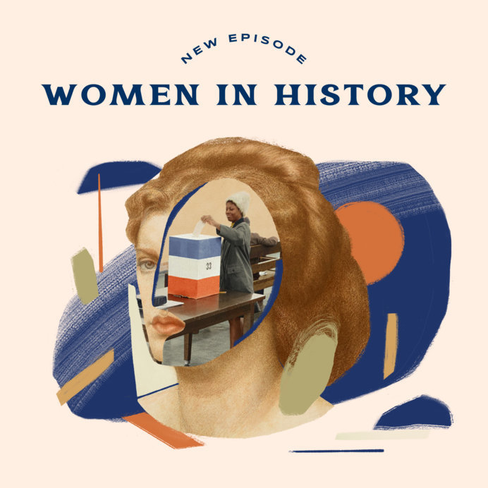 Placeit - Podcast Cover Maker for History Shows Featuring Surreal Collages