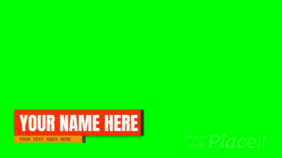 Lower Third Graphics | Customizable YouTube Lower Thrid Images