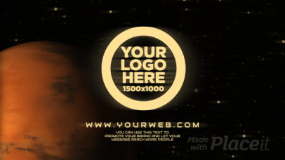 Placeit - Intro Video Maker with a Glitching Effect and an Outer Space ...