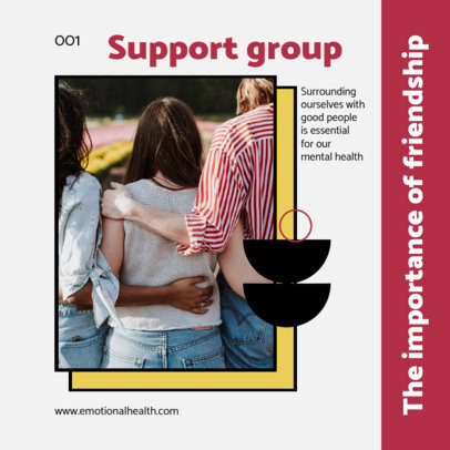 Placeit - Carousel Instagram Post Design Creator Featuring a Support ...