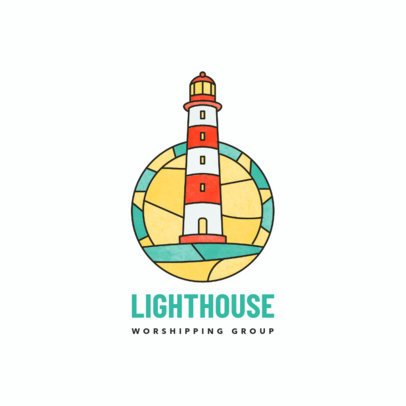 Placeit - Church Logo Generator With a Lighthouse Graphic