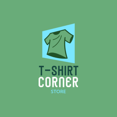 Placeit - POD Store Logo Generator Featuring a Minimal T-Shirt Icon