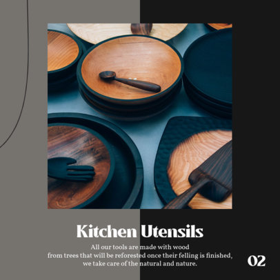 Placeit - Instagram Post Design Maker to Promote Artisanal Kitchenware ...