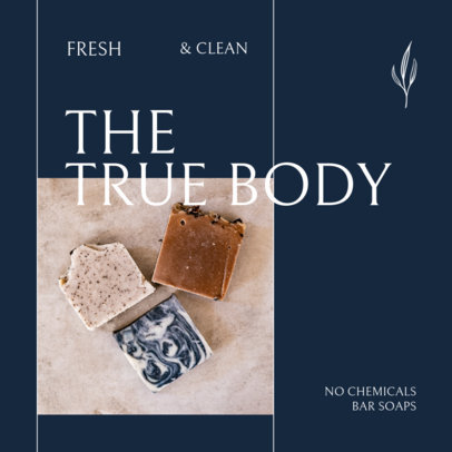 Placeit - Instagram Post Generator with an Artisanal Soap Picture
