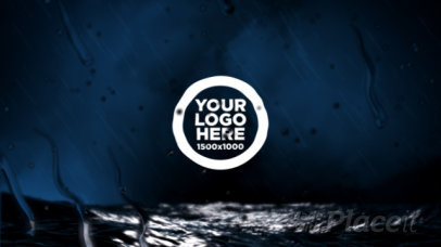 Placeit - Intro Maker Featuring a Logo Reveal and a Storm Theme