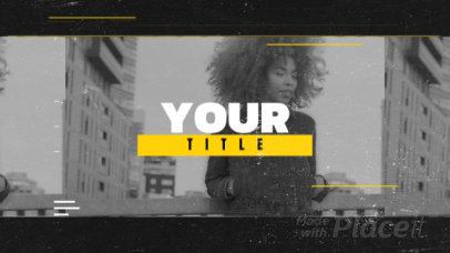 Placeit - Slideshow Video Maker Featuring Bold Text with a Grainy Overlay