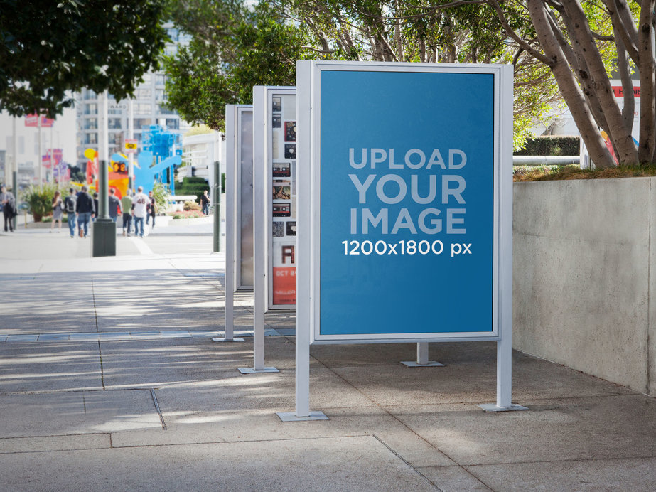 Placeit - Poster Mockup Urban Street Advertisment