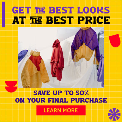 Placeit - Instagram Post Generator for a Clothing Store's Special ...