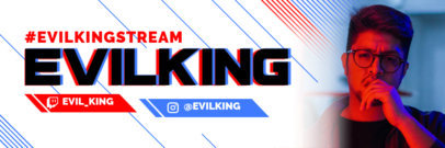 Placeit - Twitter Header Design Template for Streamers