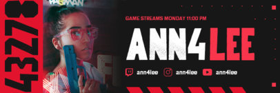 Placeit - Gaming-Themed Twitter Header Design Generator With Pictures