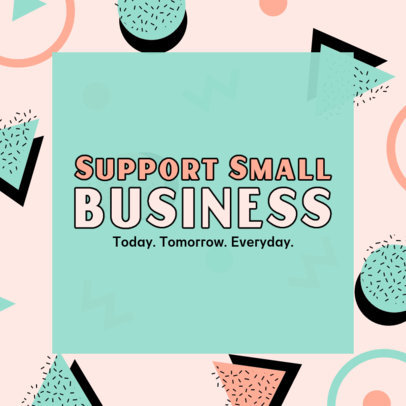 Placeit - Instagram Post Maker Inviting to Support Small Businesses
