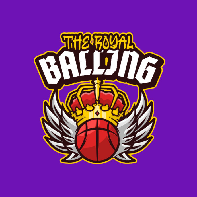 Placeit - Online Logo Template for a Basketball Team Featuring Ball ...