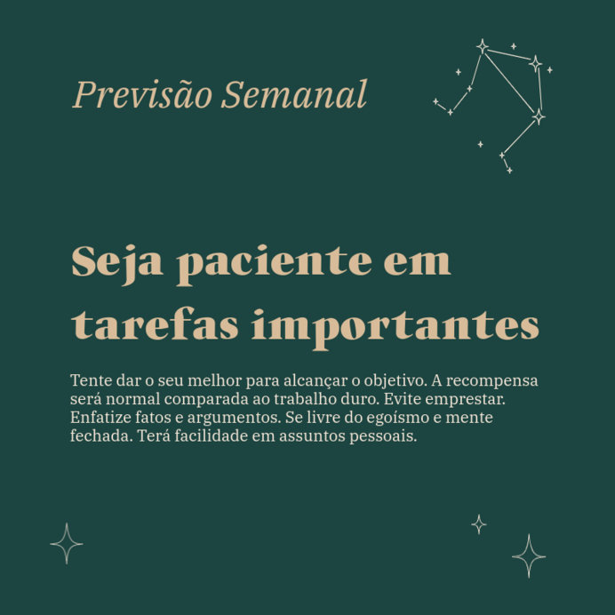 Placeit - Astrology-Themed Instagram Post Design Template Featuring a ...