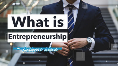 Placeit - YouTube Thumbnail Design Template for an Entrepreneurship Channel