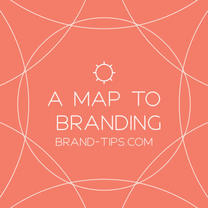 Placeit - Instagram Post Template Featuring a Brief Branding Tip