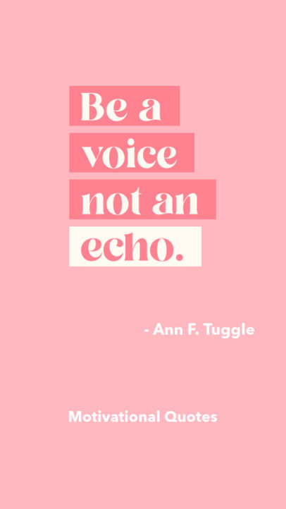 Placeit - Instagram Story Generator with a Simple Layout for a Quote