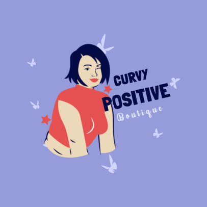 Placeit - Logo Creator for a Clothing Brand Focused on Curvy Women