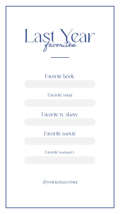 Placeit - Instagram Story Design Maker With a Customizable List for a ...