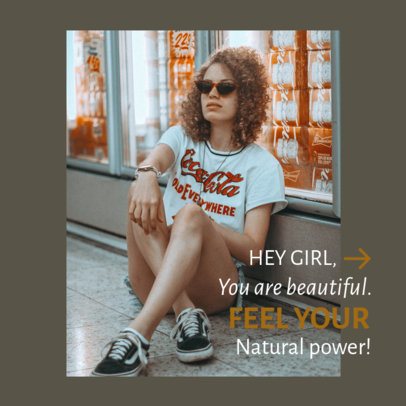 Placeit - Instagram Post Maker Featuring a Picture of a Model in Urban ...