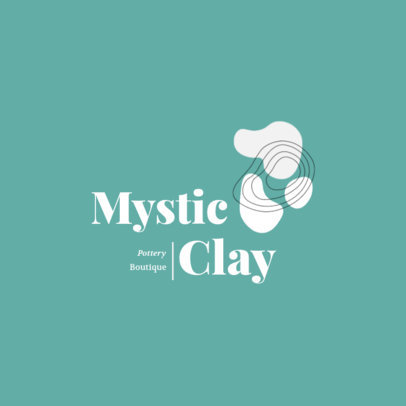 Placeit - Clay-Themed Logo Creator for a Pottery Boutique
