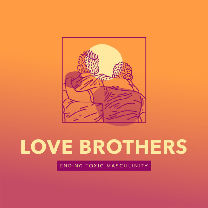 Placeit - Logo Maker Creator for a Men Support Group Featuring an ...