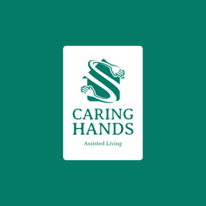 Placeit - Assisted Living Facility Logo Generator Featuring Caring Hand ...