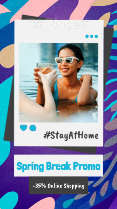 Placeit - Instagram Story Video Maker For a Spring Break Promo ...