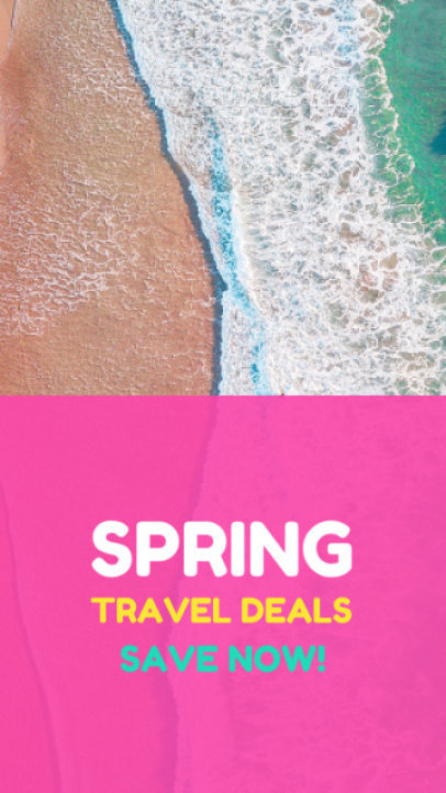 Placeit - Instagram Story Video Generator for a Spring Break Travel ...