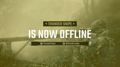 Placeit - Call of Duty-Inspired Twitch Offline Banner Design Creator ...