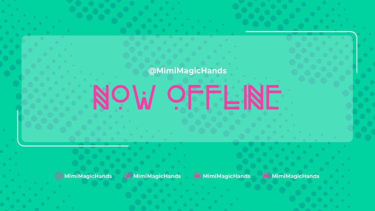 Placeit - ASMR-Themed Twitch Offline Banner Design Template with a ...