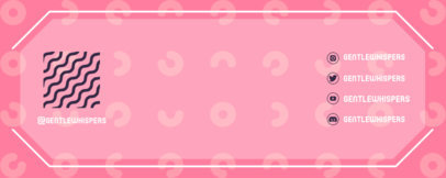 Placeit - Simple Twitch Offline Banner Creator with an ASMR Theme