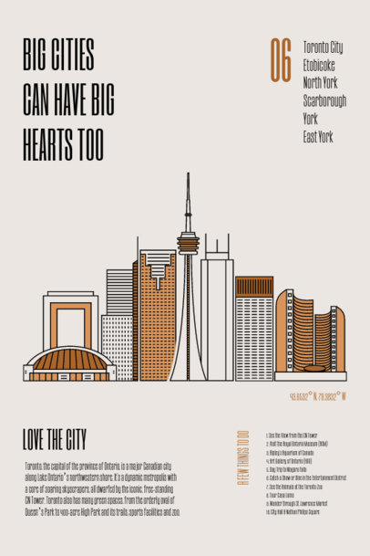 Placeit - Poster Design Maker Featuring Different Cities’ Skylines and ...