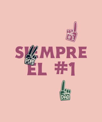 Placeit - T-Shirt Design Generator for Father's Day Featuring ...