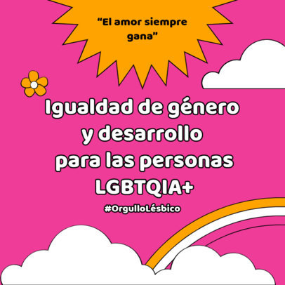 Placeit - Pride Month-Themed Instagram Post Generator to Talk About ...