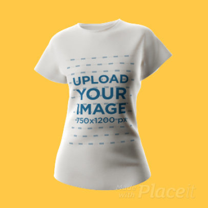 Placeit - T-Shirt Video Featuring an Animated 3D T-Shirt Floating ...