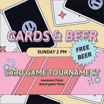 Placeit - Instagram Post Maker for a Board Game Tournament Event