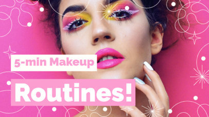 Placeit - YouTube Thumbnail Creator for a Quick Makeup Routines Video