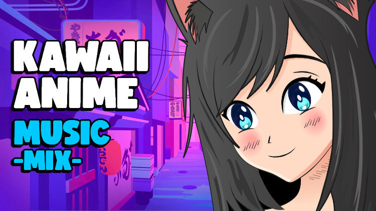 Placeit - Anime-Themed YouTube Thumbnail Creator for a Music Mix