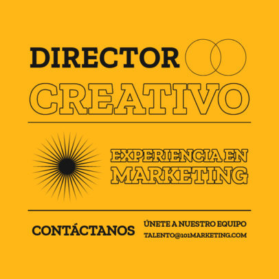 Placeit - Instagram Post Generator for an Open Creative Director Position