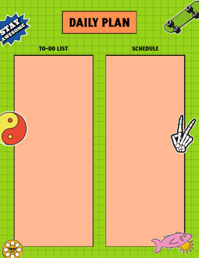 Placeit - Notebook Planner Design Maker Featuring a Space for a To-Do ...