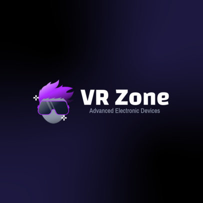 Placeit - Electronic Devices Shop Logo Maker Featuring a Character with ...