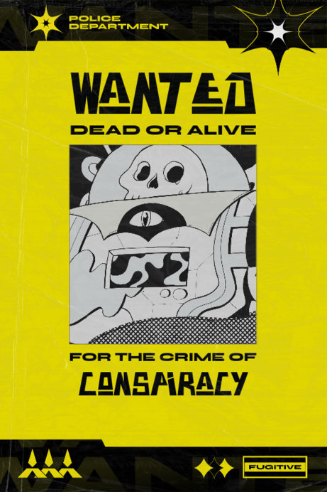 Placeit - Wanted Poster Design Creator Featuring an Intergalactic Character