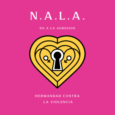 Placeit - Online Logo Maker for a Collective Against Domestic Violence