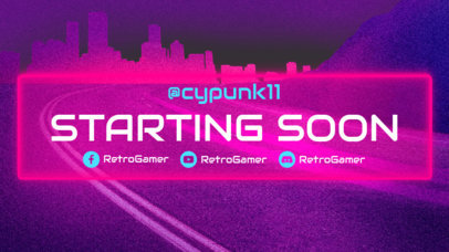 Placeit - Starting Soon Screen Twitch Design Maker for Stream Players